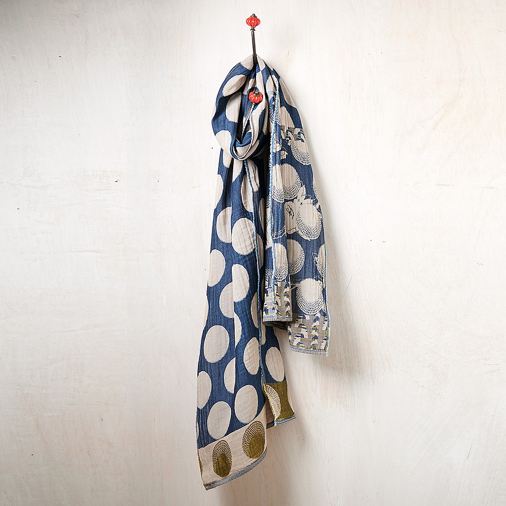 Marseille Organic Cotton Scarf Luxurious Gifts Culture Vulture