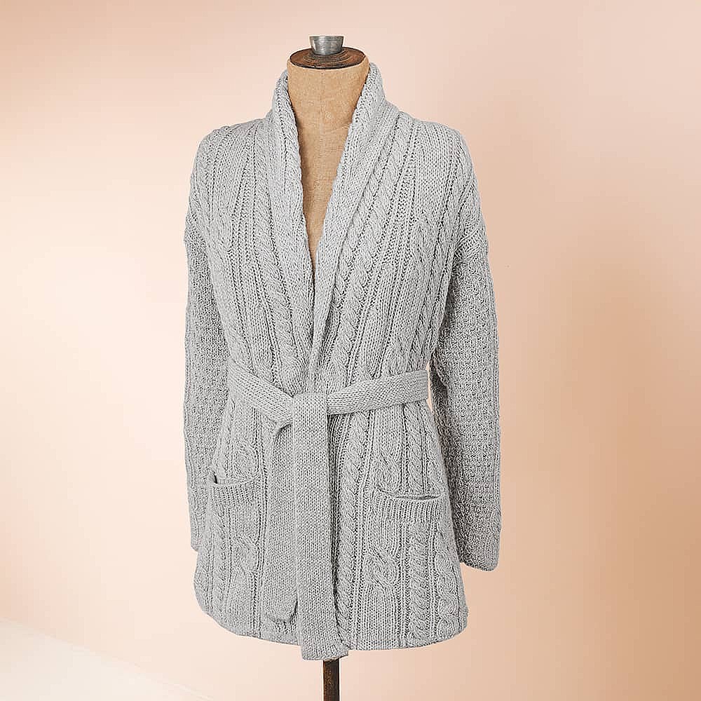 Belted cardigan store