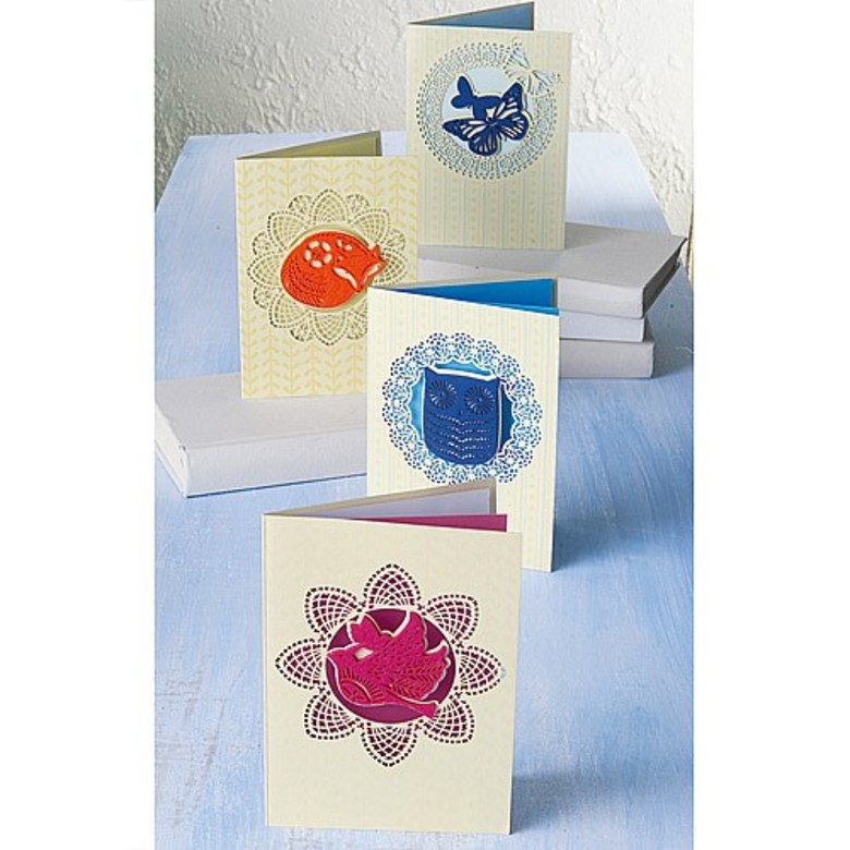 4 Forest Felt Cards | Pixotri