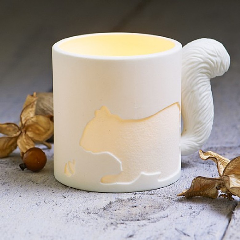 Squirrel Porcelain Tealight Holder – Nbird