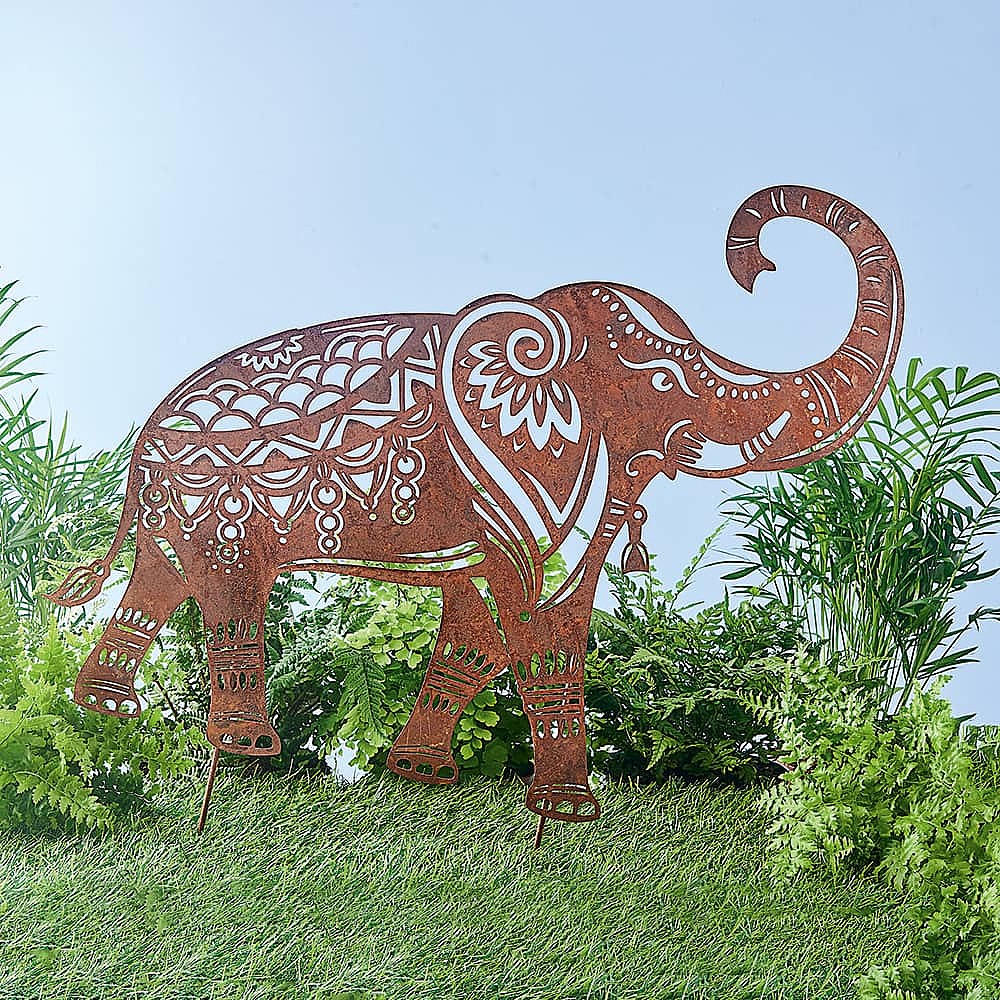 Jaipur Elephant Garden Stake | Museum Selection
