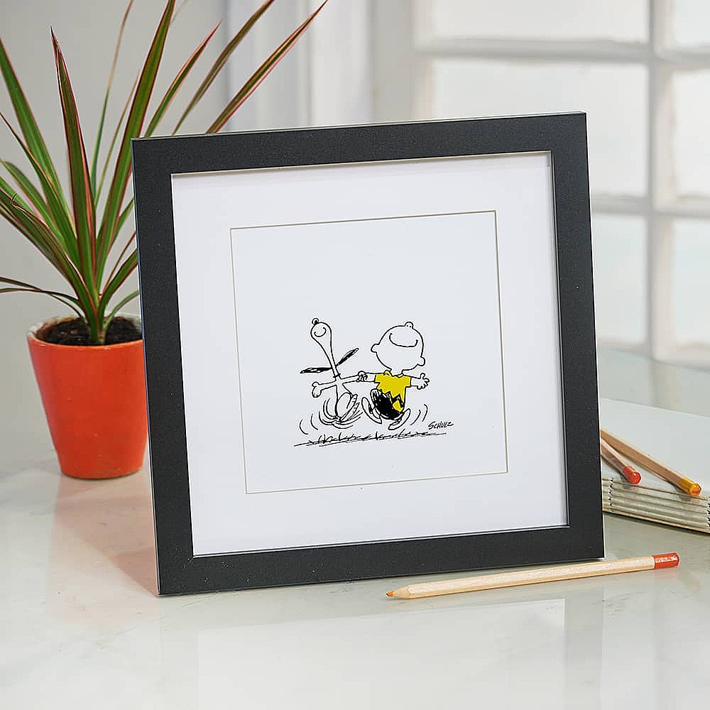 Snoopy & Charlie Brown Dancing Print Art | Culture Vulture